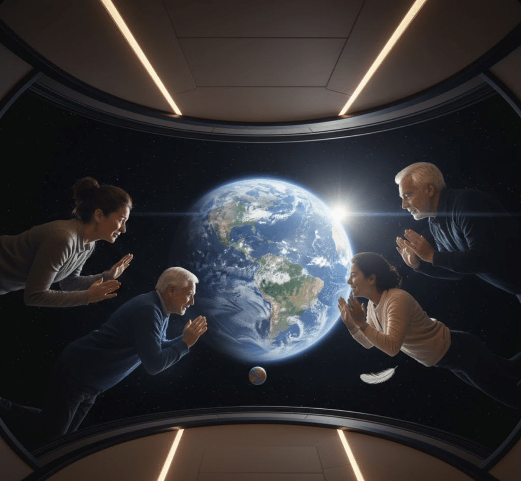 L'effet de surplomb : pourquoi l'espace change votre cerveau à jamais